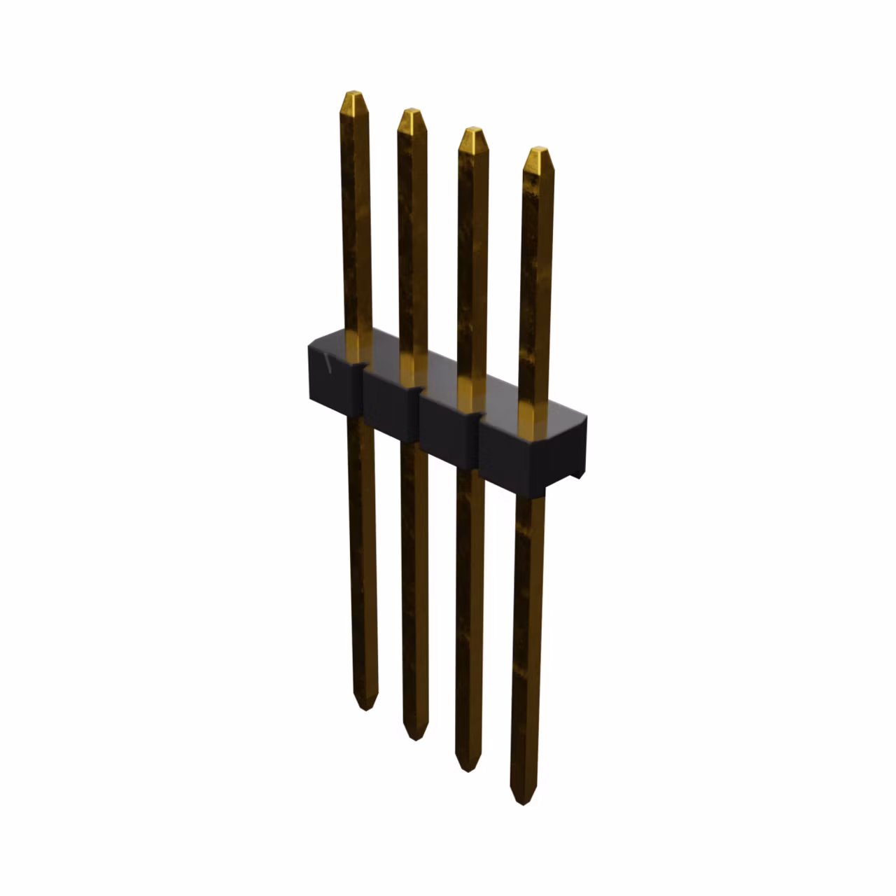 2.00mm Pitch Milli-Grid Header, Vertical, Through Hole, Breakaway, 4 Circuits, 0.38µm Gold (Au) Plating, Mating Pin Length 6.60mm, Tail Length 9.70mm, Lead-Free for sale