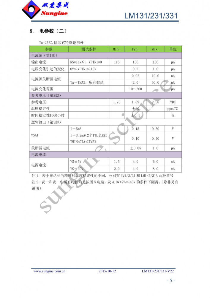 LM331P technical document page 5