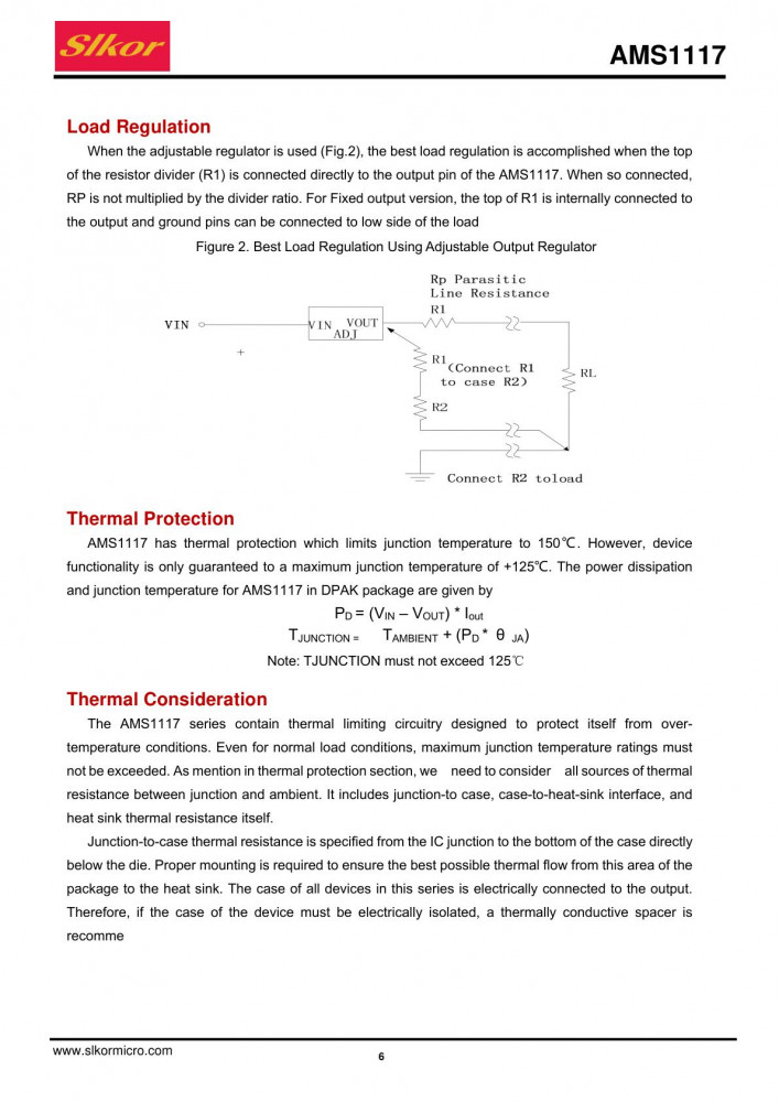 AMS1117-3.3 datasheet page 6