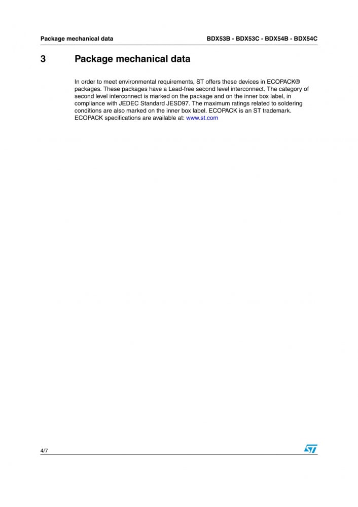 BDX54C datasheet page 4