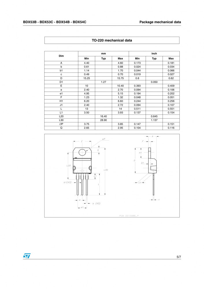 BDX54C datasheet page 5