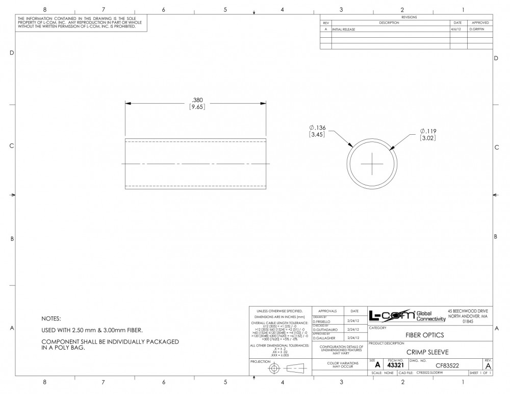CF83522 technical document page