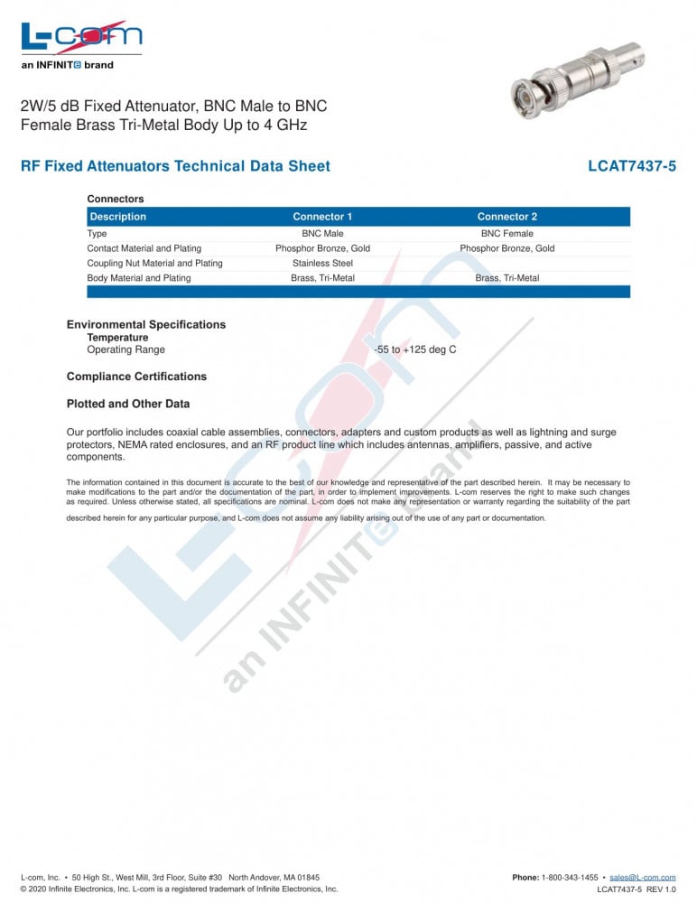 LCAT7437-5 technical document page 2
