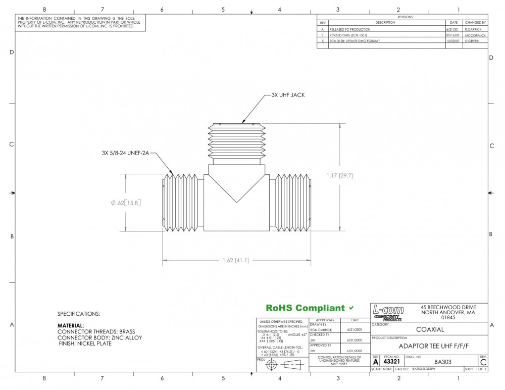 BA303 technical document preview