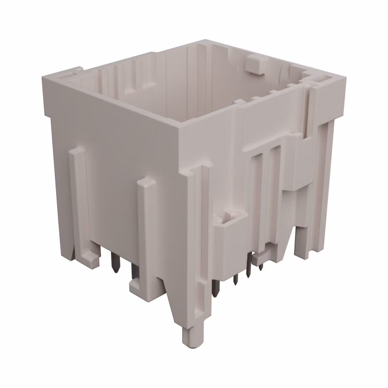 stAK50h Vertical Hybrid Header, 25 Circuits, Key 2, Gray, Tray for sale