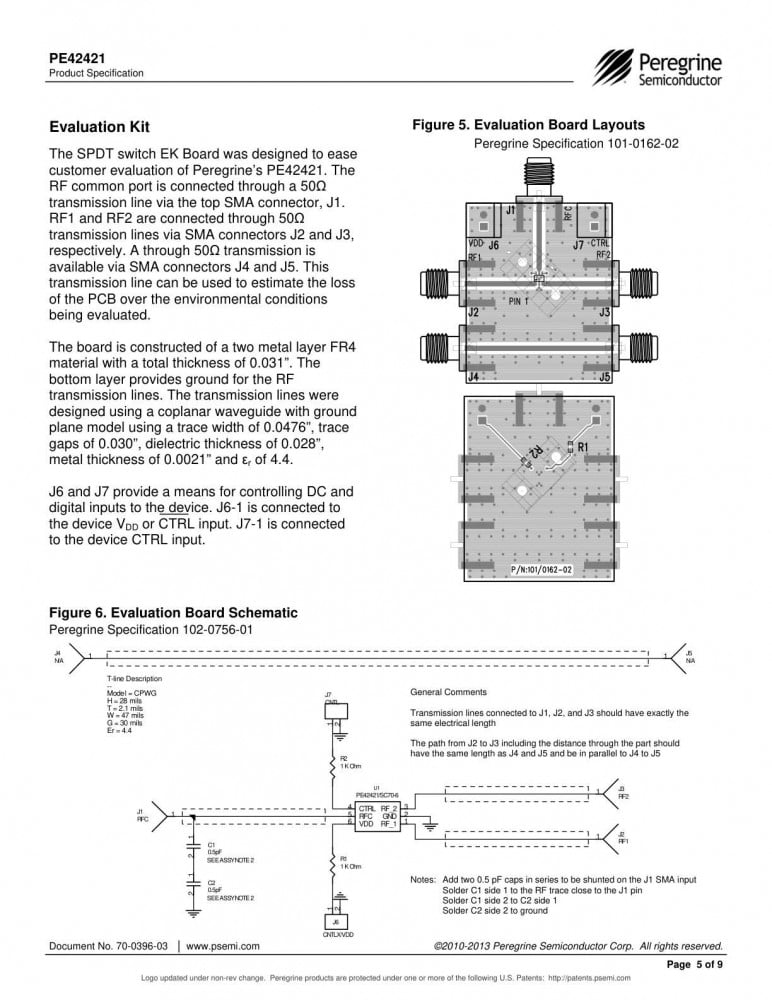 PE42421 datasheet page 5