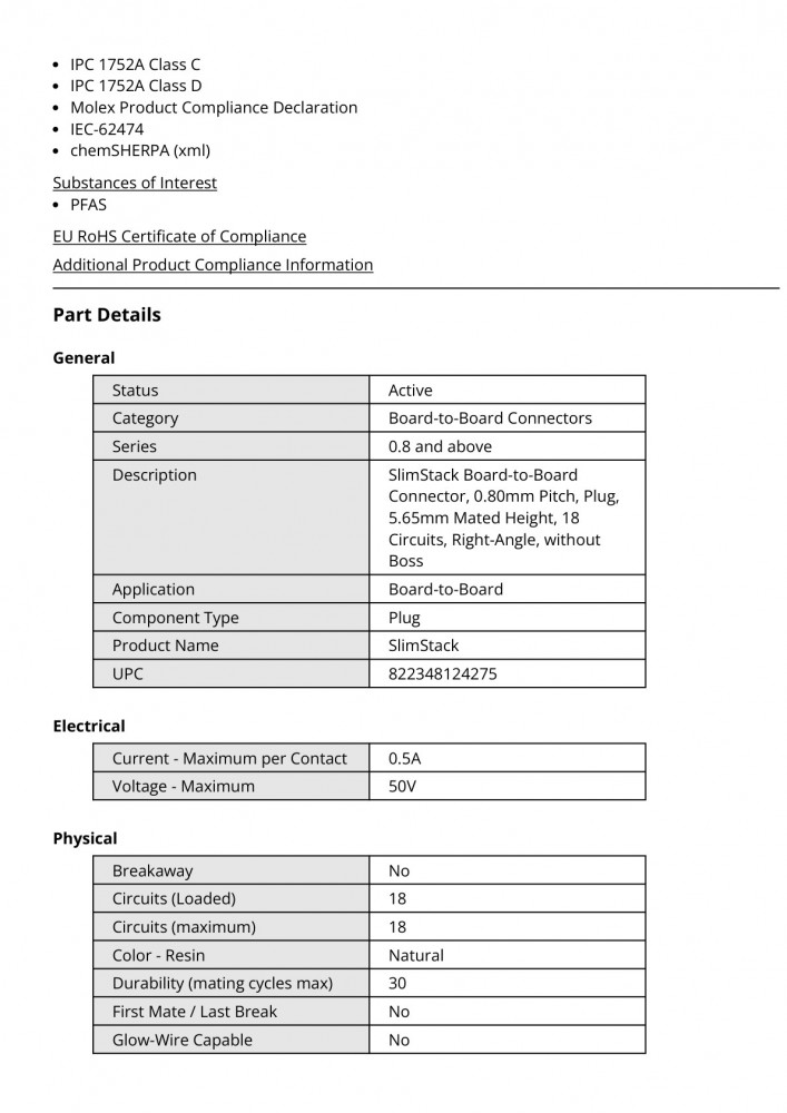 MOLEX 533091870 product document image, page 2