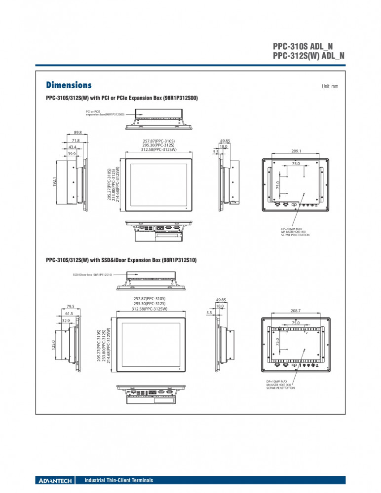 PPC-310S ADL product document, page 3