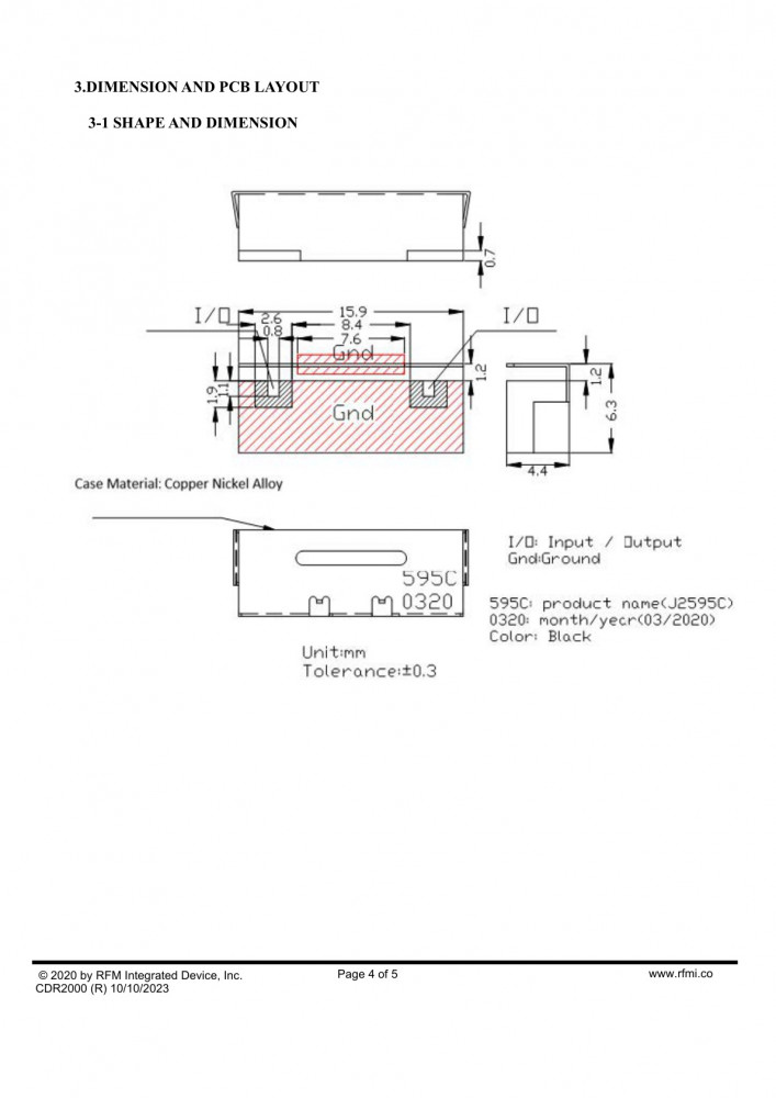 CDR2000 technical document page 4