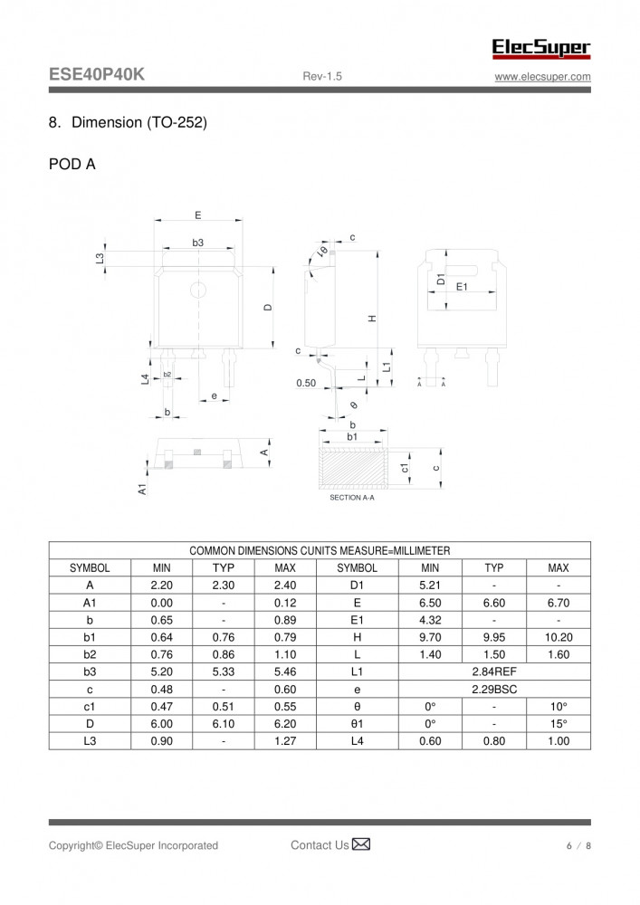 ESE40P40K datasheet page 6