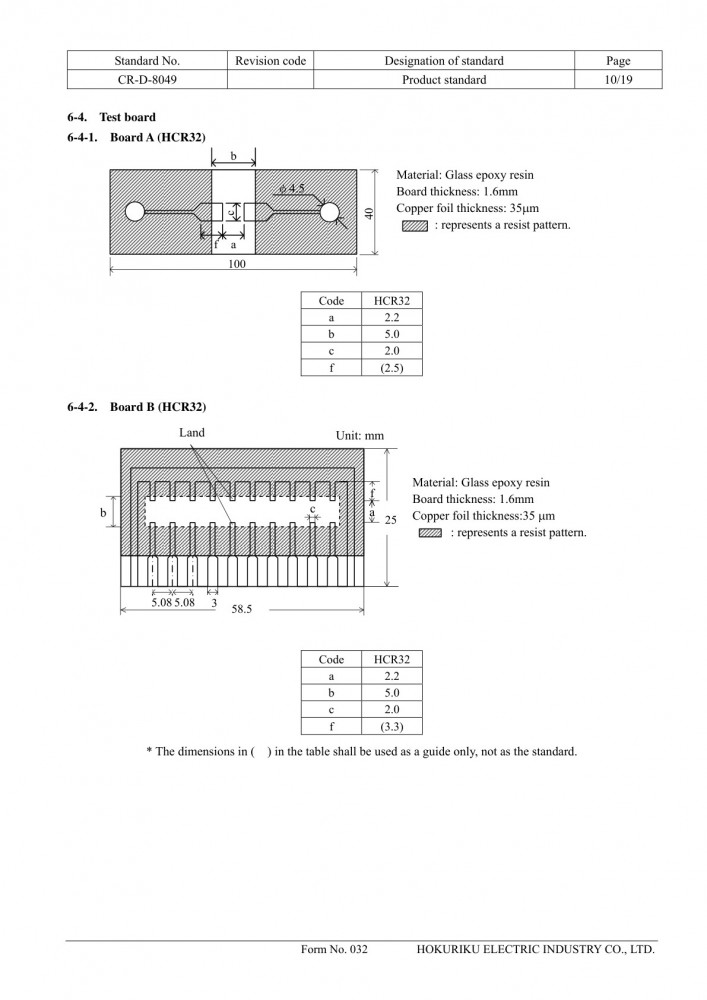 HCR32-125FV product standard page 10