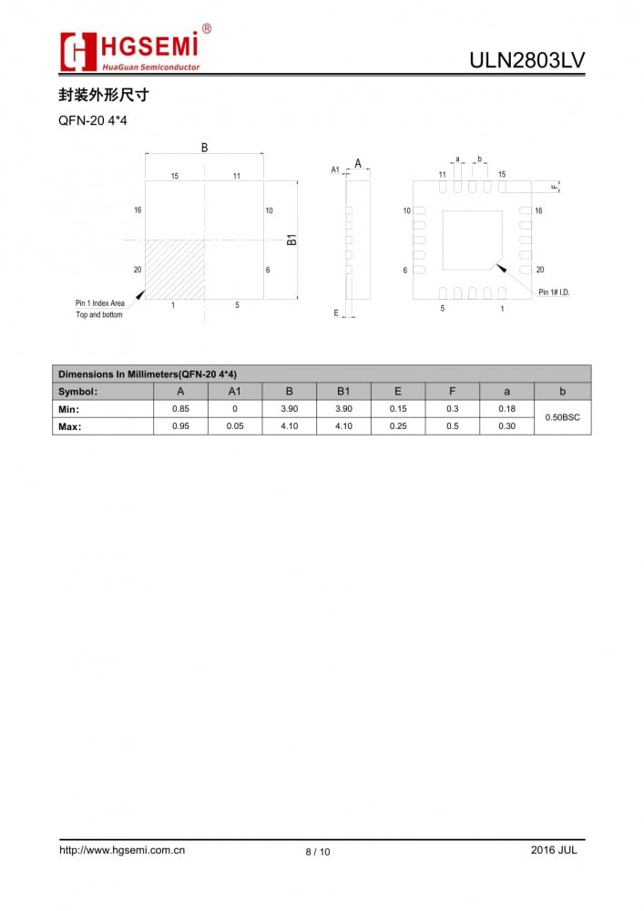 ULN2803LVMS/TR datasheet page 8