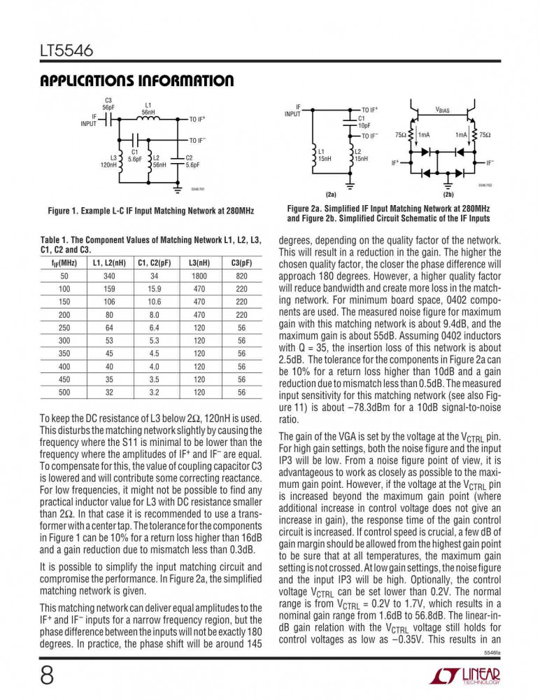 LT5546 datasheet page 8