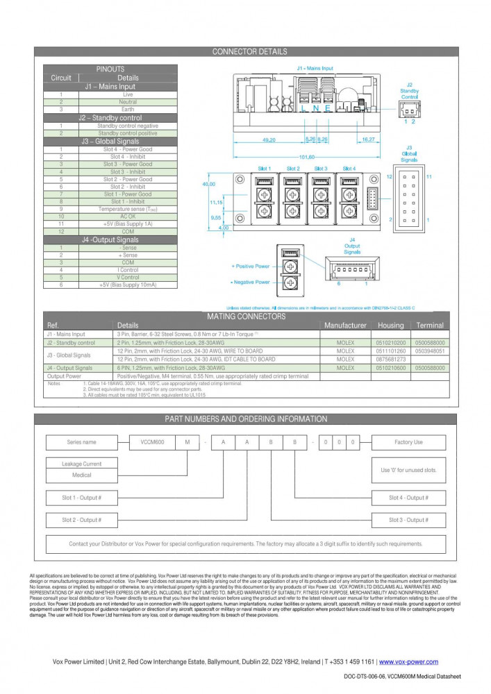 VCCM600M datasheet page 6
