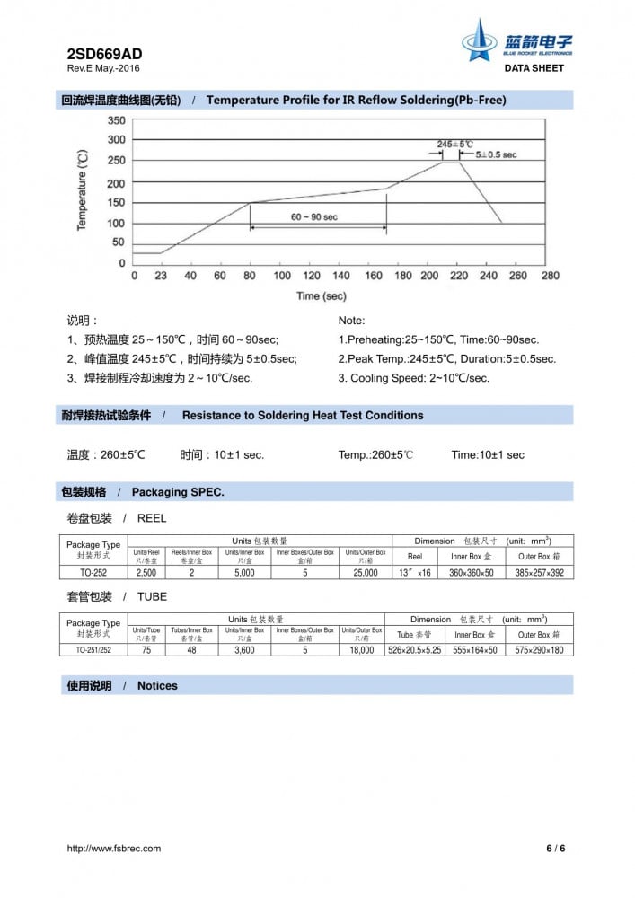 2SD669AD datasheet page 6