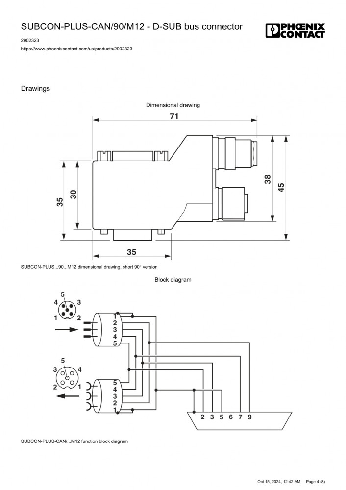 Phoenix Contact 2902323 technical document page 4