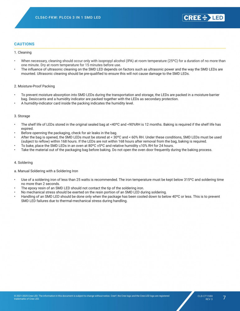 CLS6C-FKW datasheet page 7