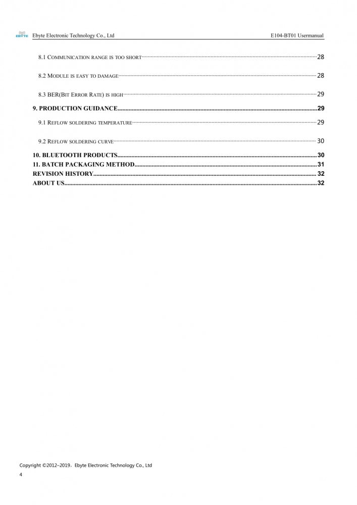 E104-BT01 datasheet page 5
