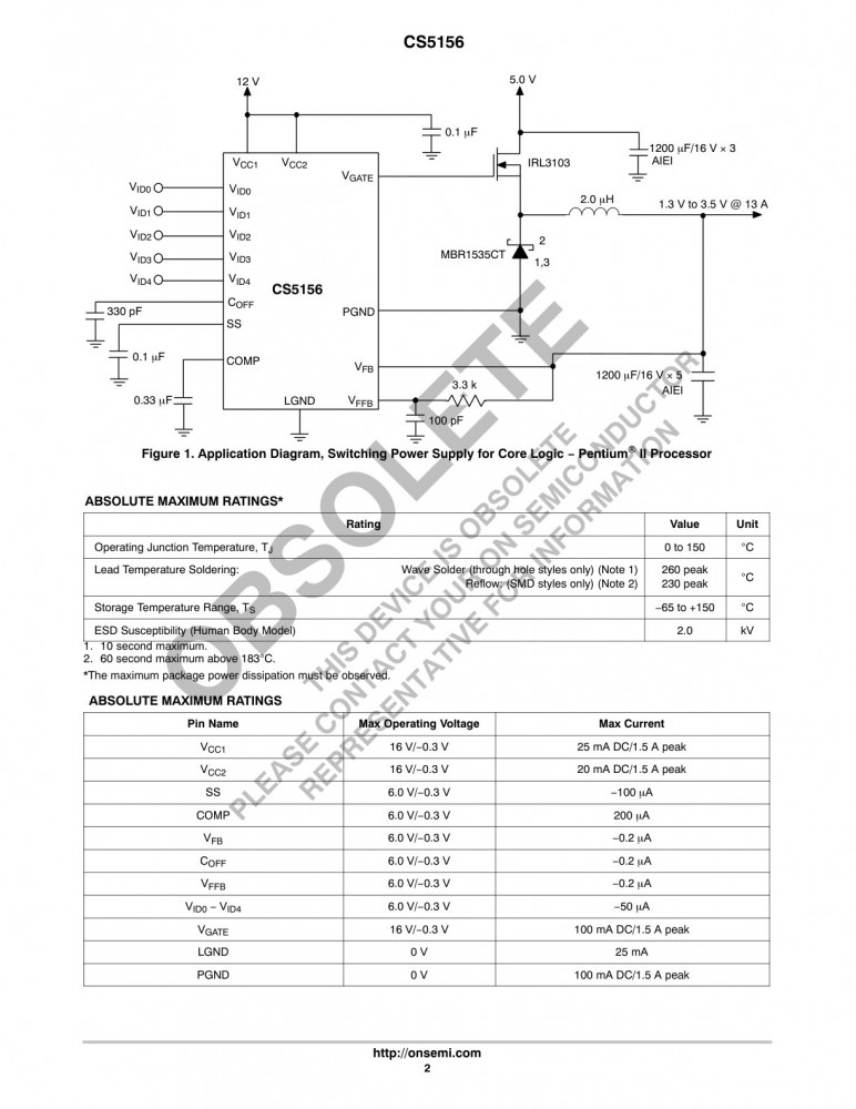 CS5156 datasheet page 3