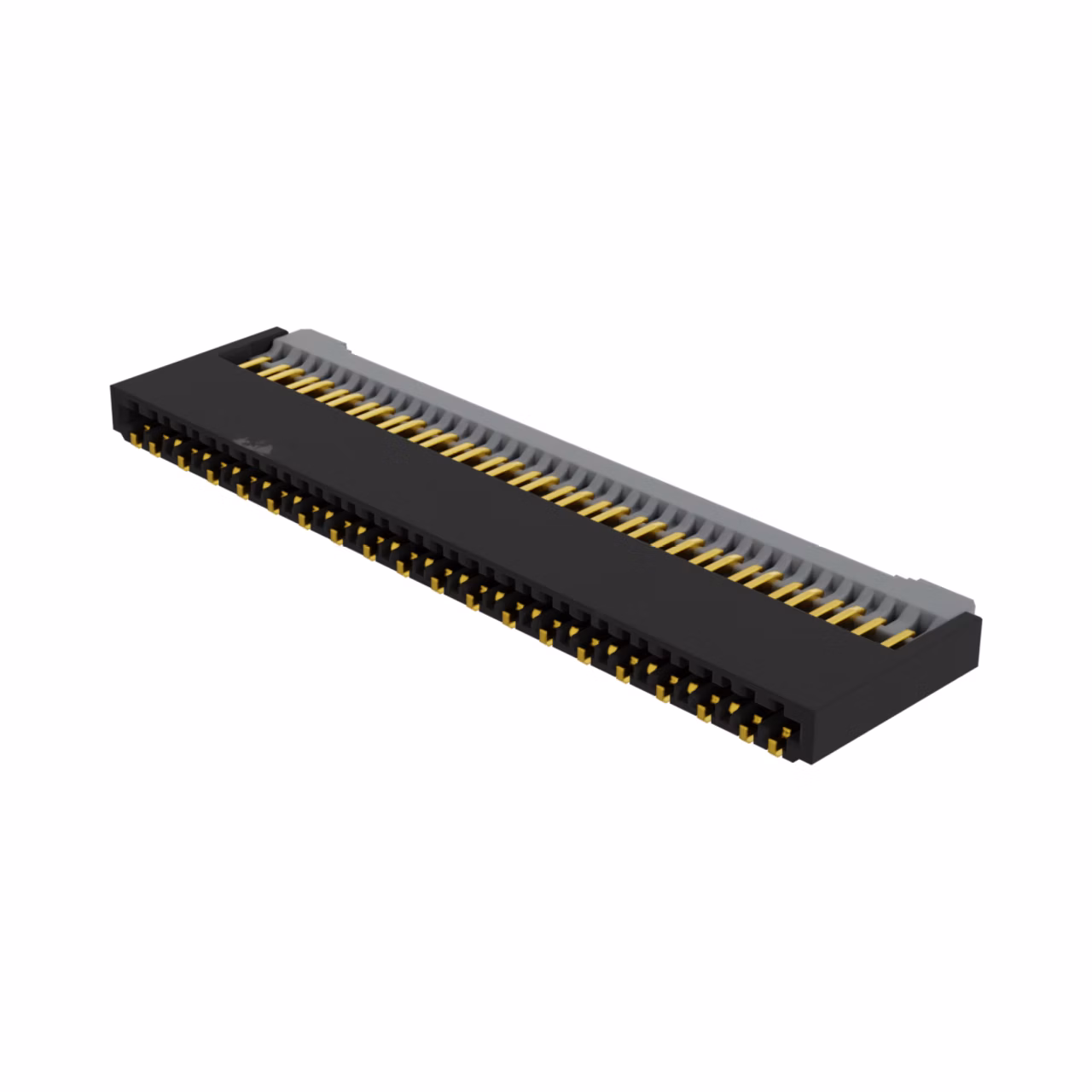 Easy-On Back Flip FPC Connector with Lock Terminal, 0.30mm Pitch, LA75 Series, Right-Angle, Surface Mount, Dual Contact Style, 0.75mm Height, 35 Circuits for sale