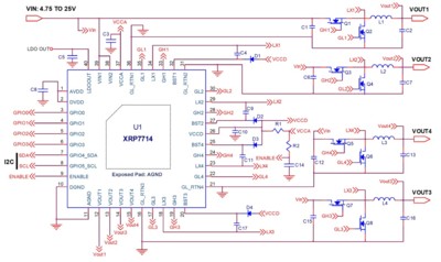 MaxLinear XRP7664IDTR-F DC DC Switching Voltage Regulator