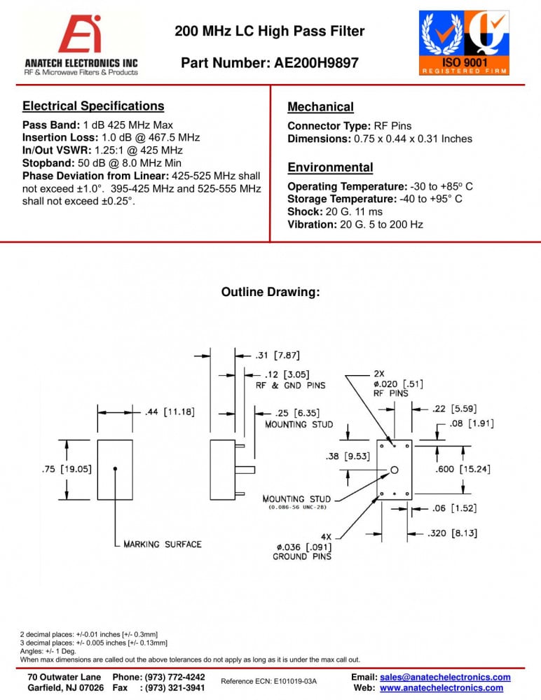 AE200H9897 technical document page 1