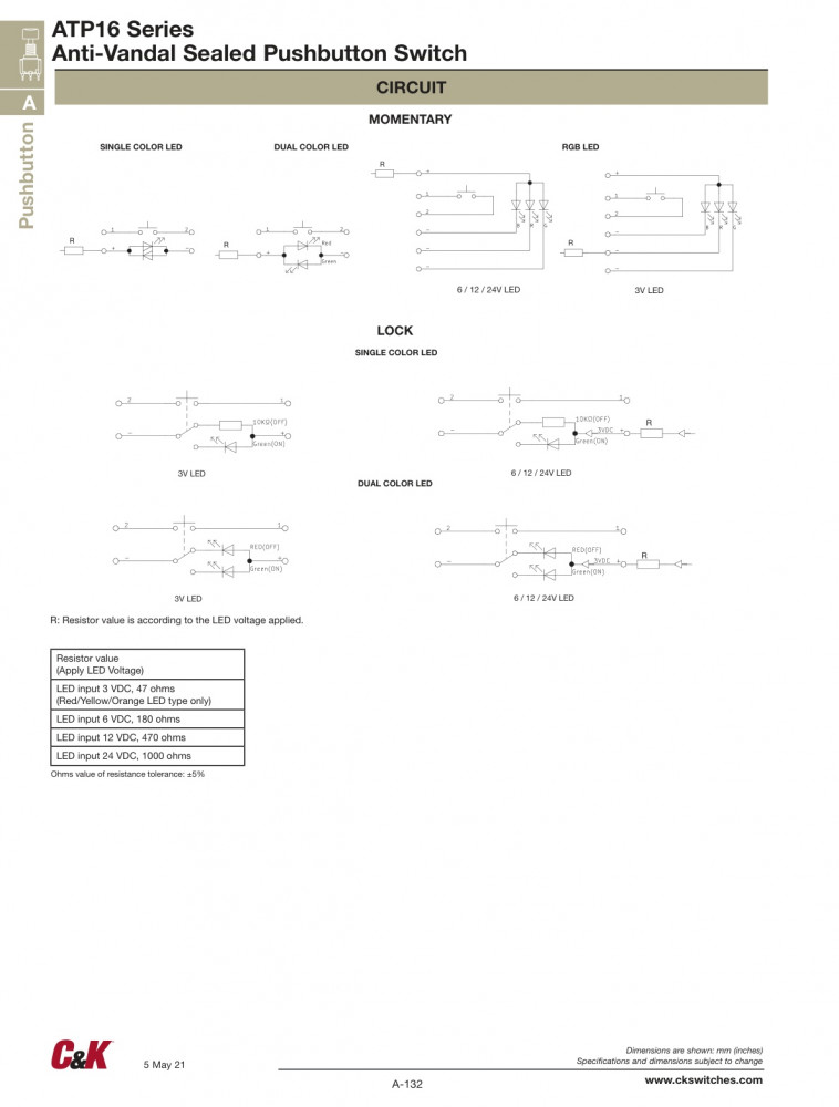 ATP16 series datasheet page 3