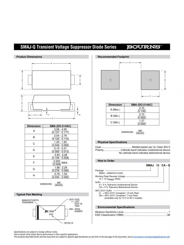 SMAJ-Q datasheet page 4