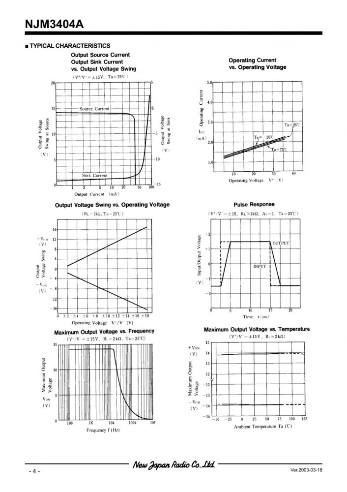 NJM3404A datasheet page 4