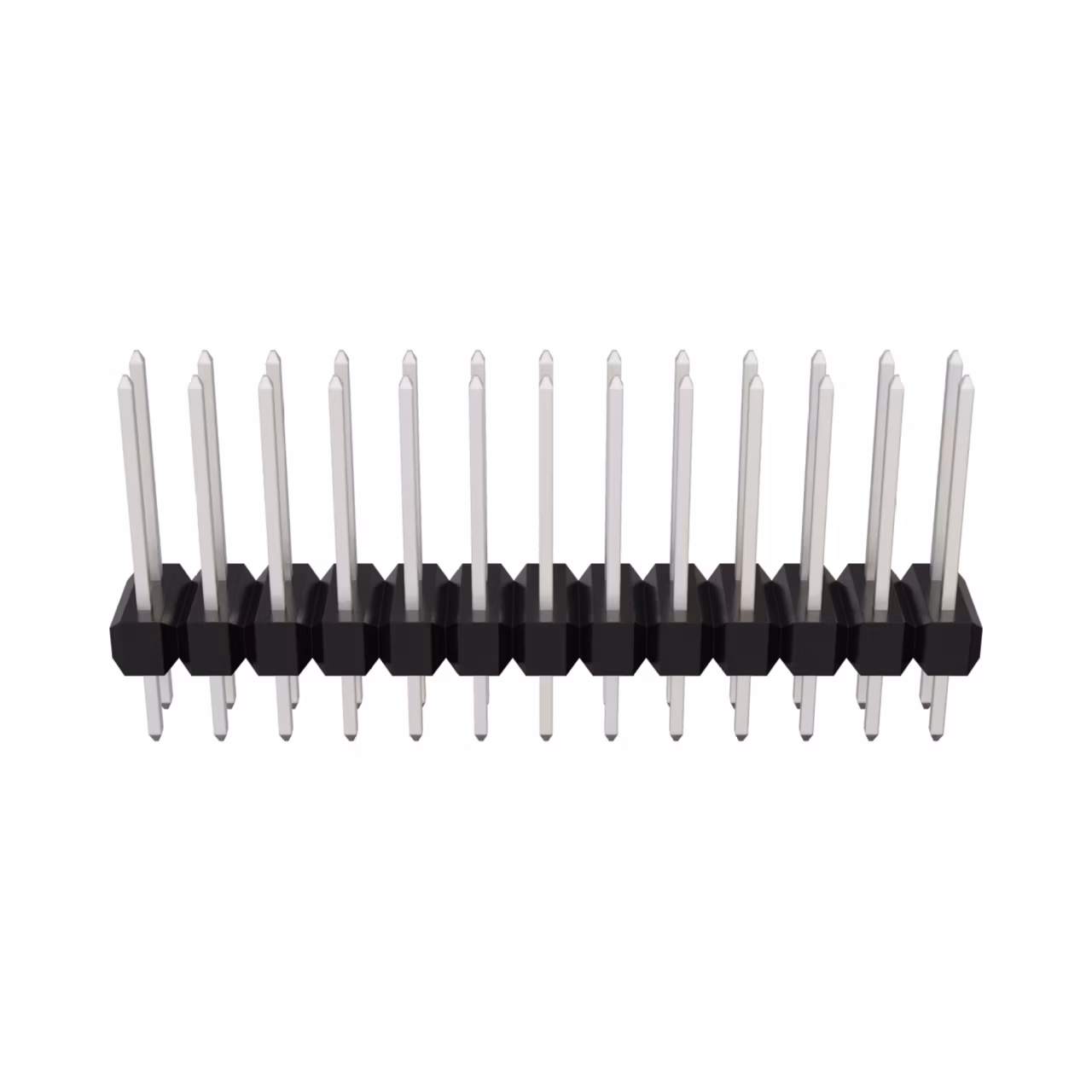 C-Grid Breakaway PCB Header, 2.54mm Pitch, Through Hole, Dual Row, Vertical, High Temperature, 26 Circuits, Tin (Sn) Plating, 3.56mm PC Tail Length for sale