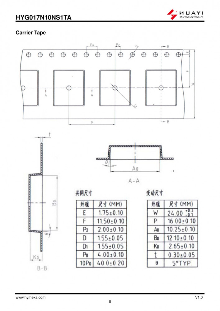 HYG017N10NS1TA datasheet page 8