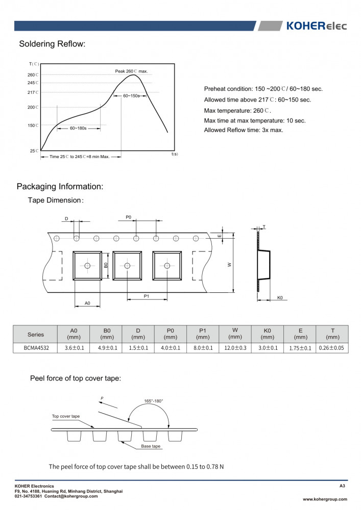 BCMA4532-601N datasheet page 3