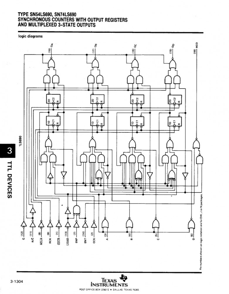 54LS691FK/B datasheet page 4