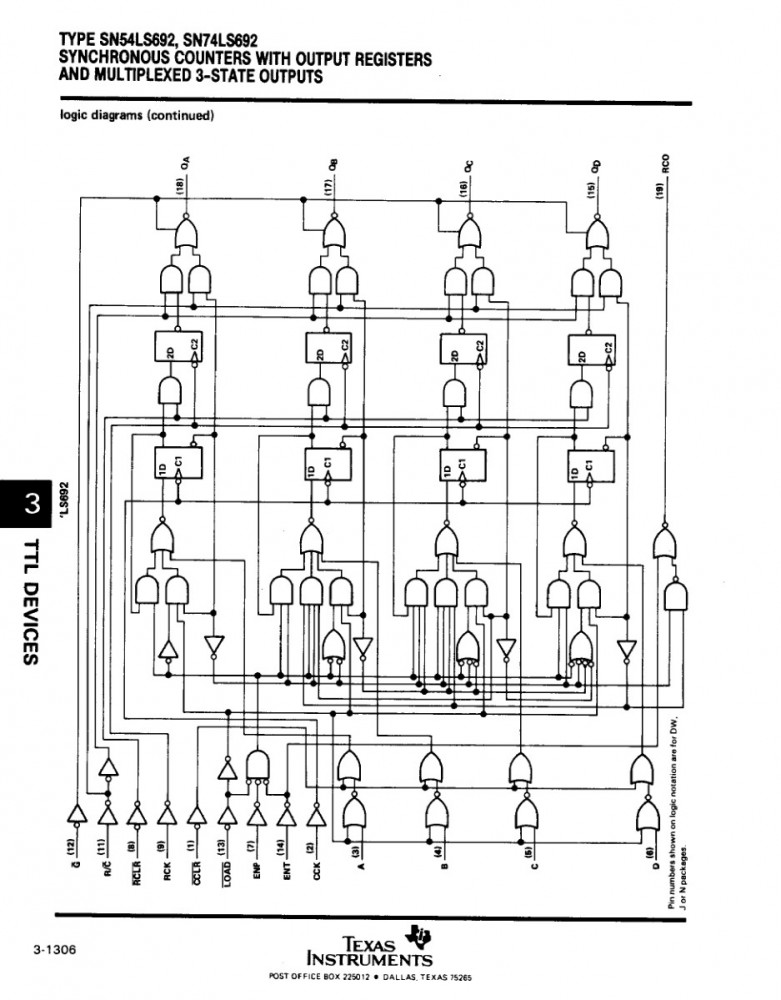 54LS691FK/B datasheet page 6