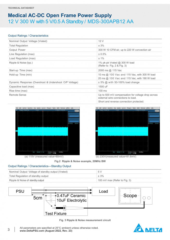 MDS-300APB12 AA datasheet page 3