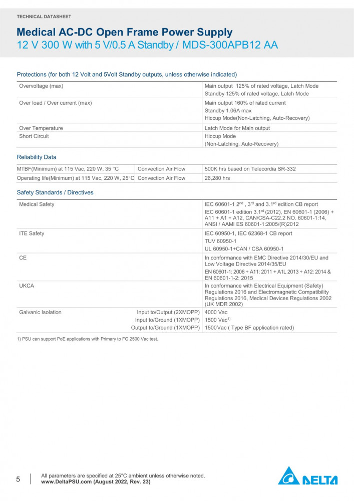 MDS-300APB12 AA datasheet page 5