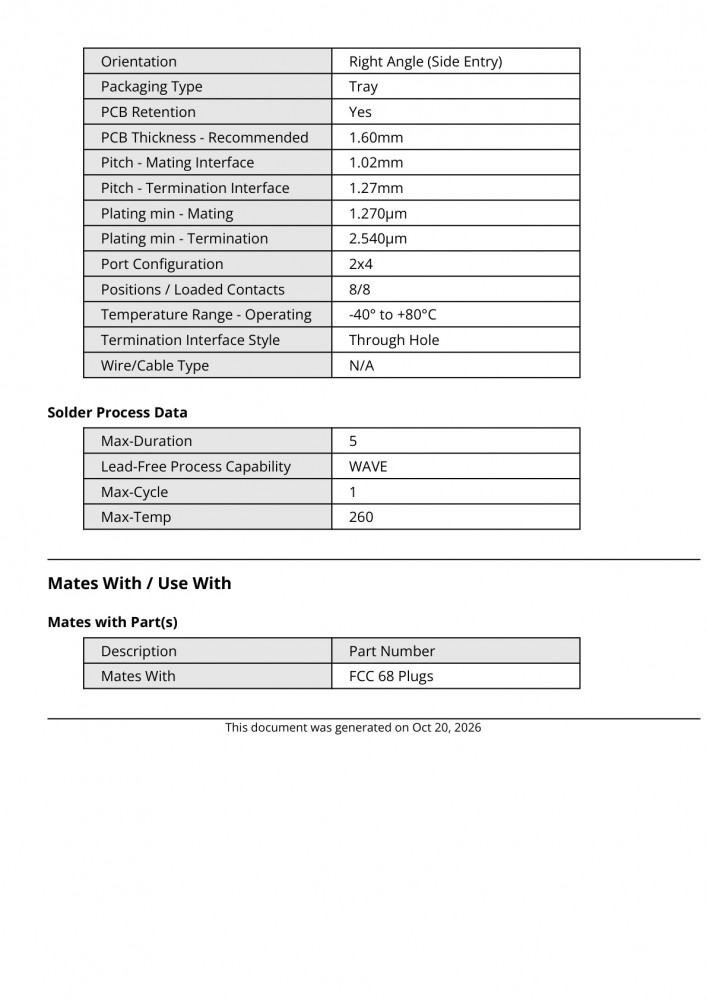 MOLEX 441700001 technical document image, page 3