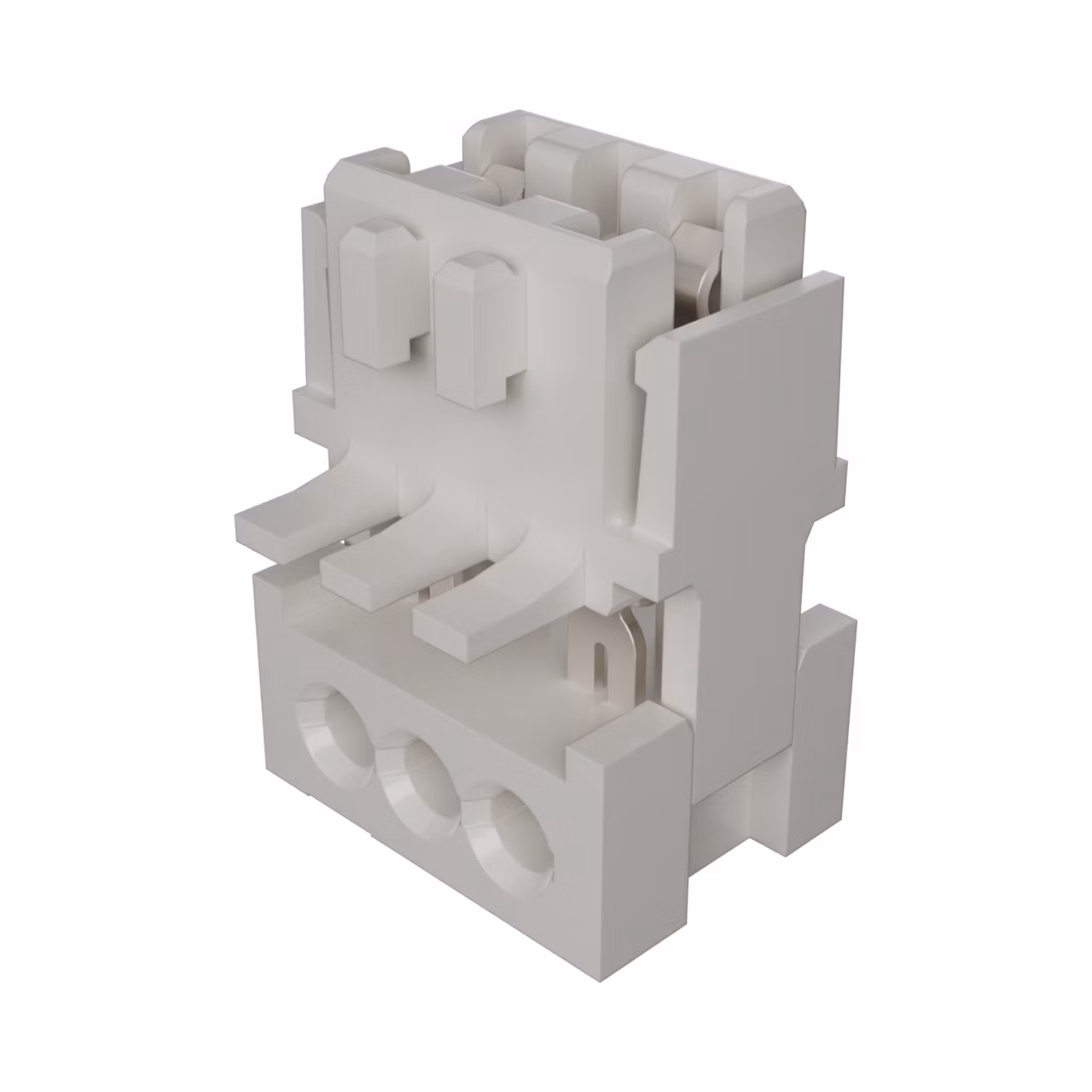 Appli-Mate RAST 2.5 IDT Housing, 2.50mm Pitch, with Side Latches, Female, 2 Circuits, Position Keys A & D Removed, Voided Circuit 2 for sale