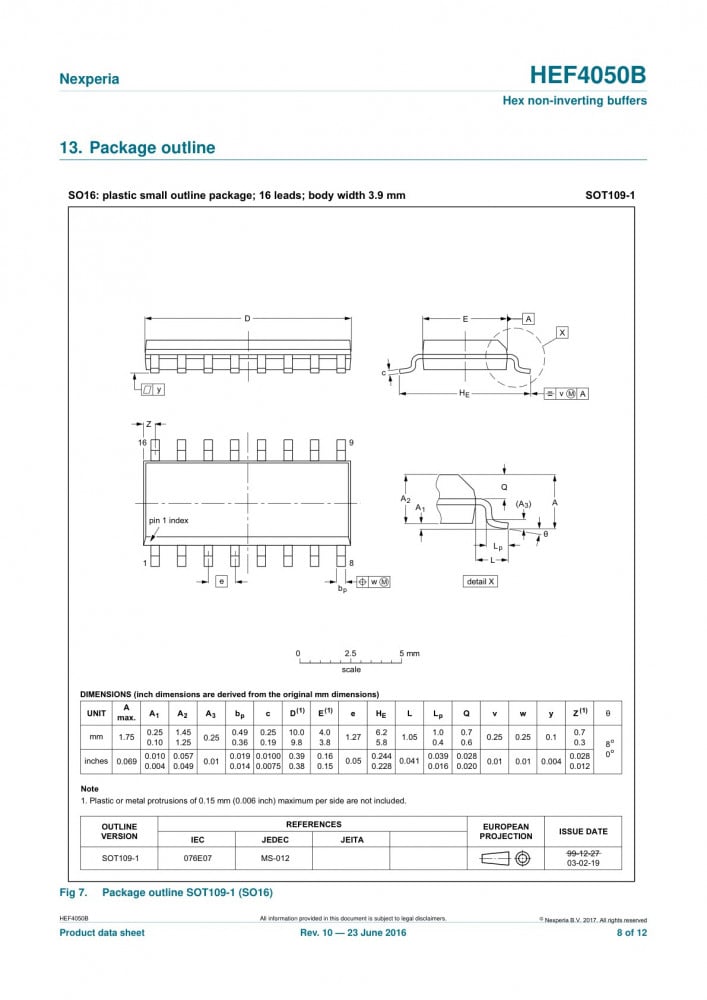 HEF4050BT datasheet page 8