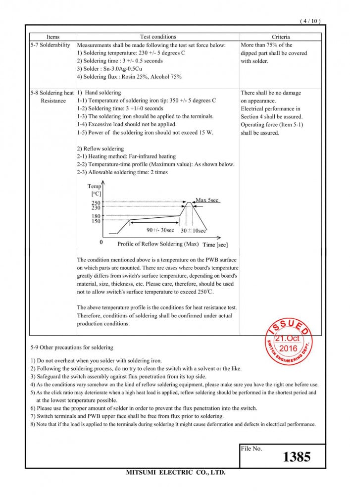 MITSUMI R-666994 specification page 6