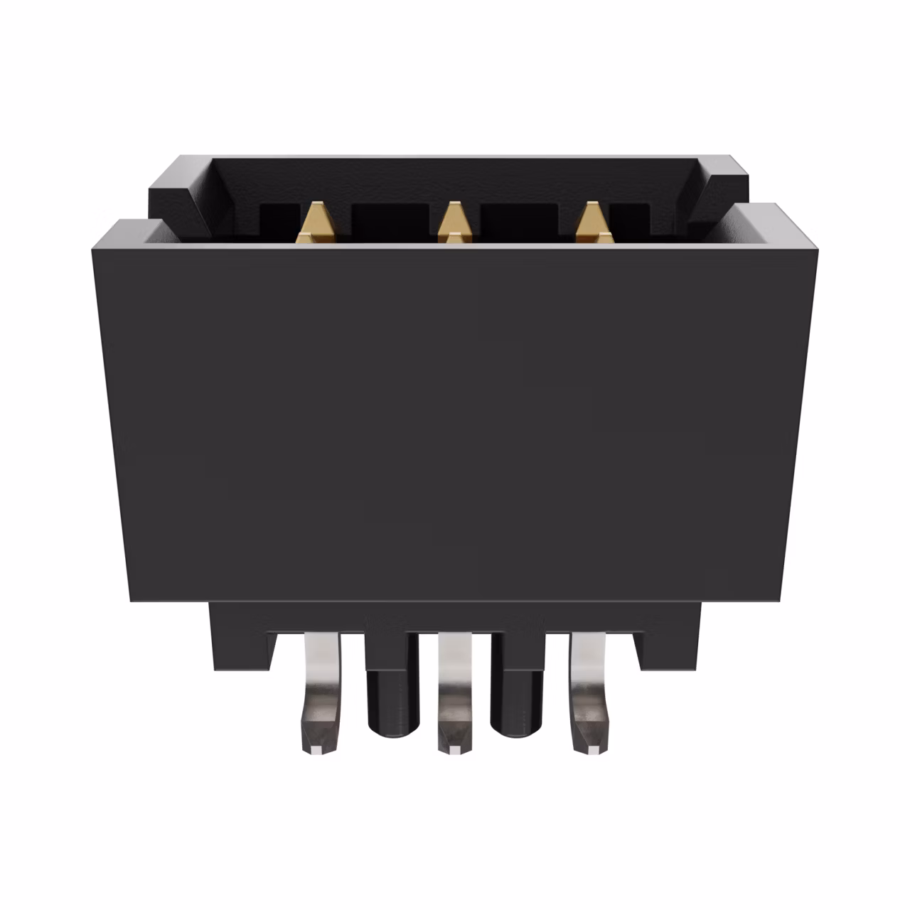 2.00mm Pitch, Milli-Grid PCB Header, Dual Row, Vertical, Surface Mount, Shrouded, 6 Circuits, 0.38µm Gold (Au) Plating, Dual Side Slots, with Pegs, Tape and Reel for sale