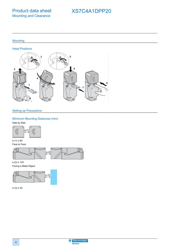 XS7C4A1DPP20 technical document page 4