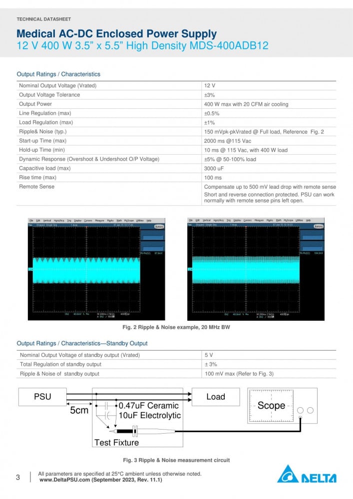 MDS-400ADB12 AA datasheet page 3