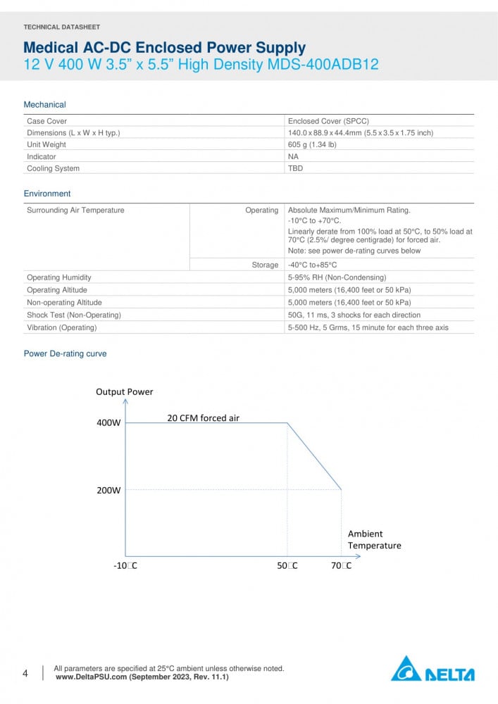 MDS-400ADB12 AA datasheet page 4