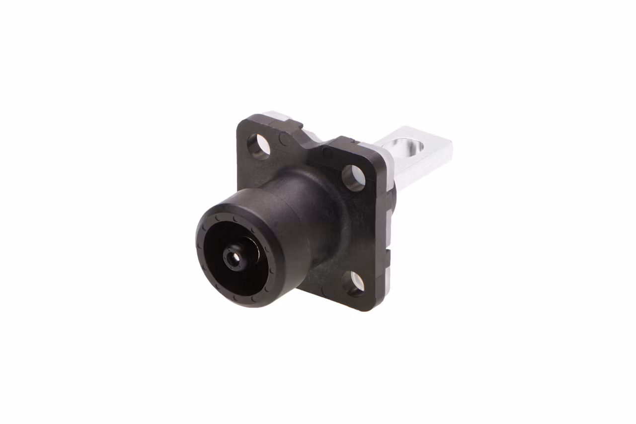 SideWize 3.40mm, 1-circuit, Red Bulkhead Connector, Threaded, Tray