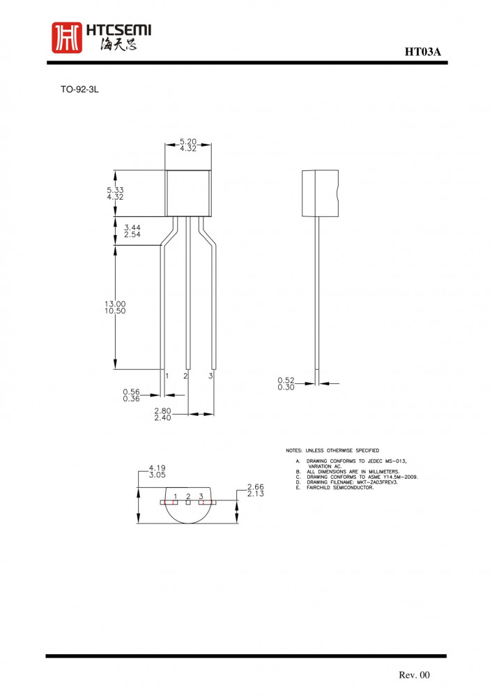 HT03ARTZ datasheet page 9