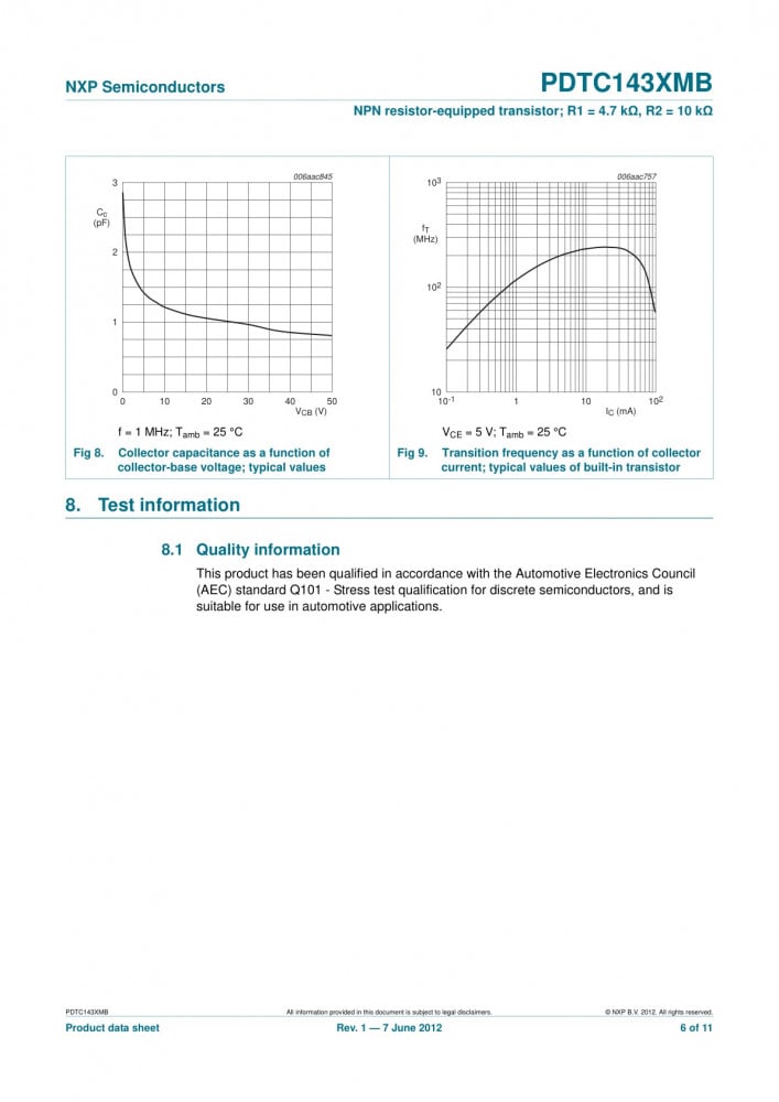 PDTC143XMB datasheet page 7