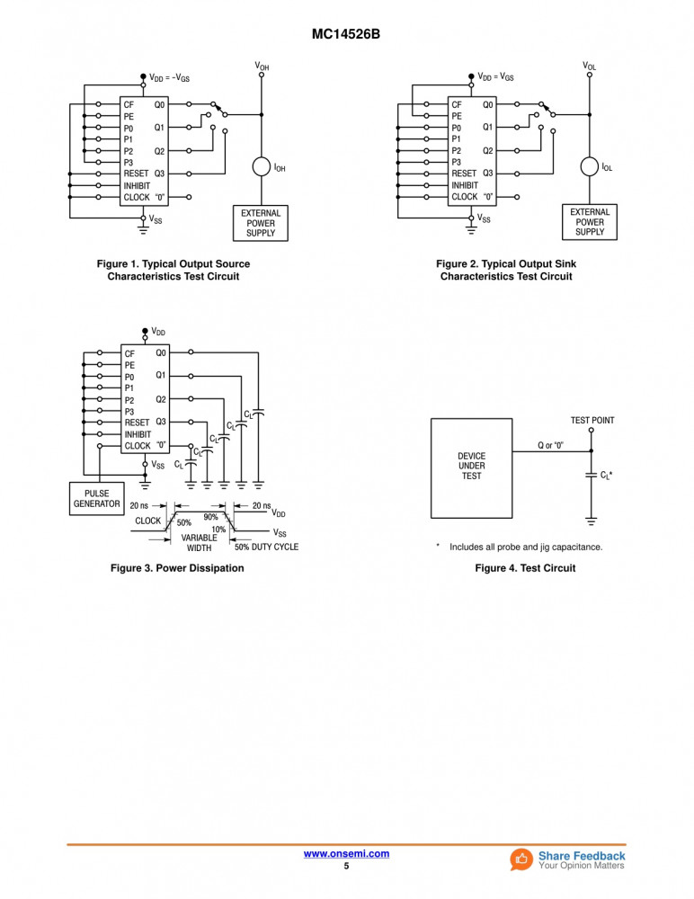MC14526B datasheet page 5