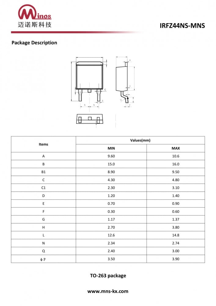 IRFZ44NS-MNS datasheet page 6