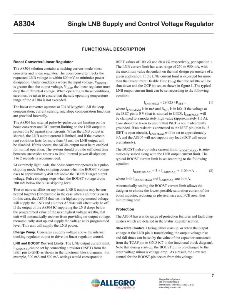 A8304 datasheet page 7